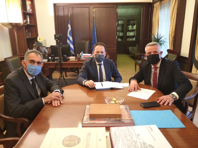Συνάντηση Δημάρχου Μαρκοπούλου με τον νέο Αν. Υπουργό Εσωτερικών Στέλιο ...